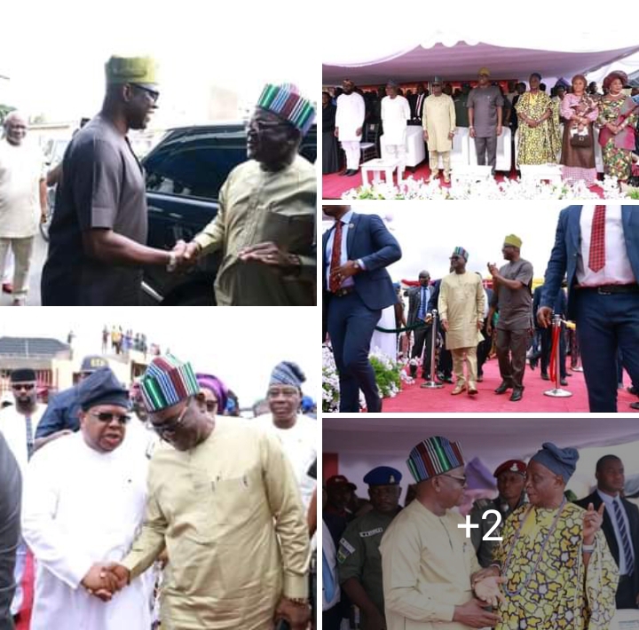Photos: Gov. Ortom in Ibadan for flag off of Ladoja Estate – Nigerian ...